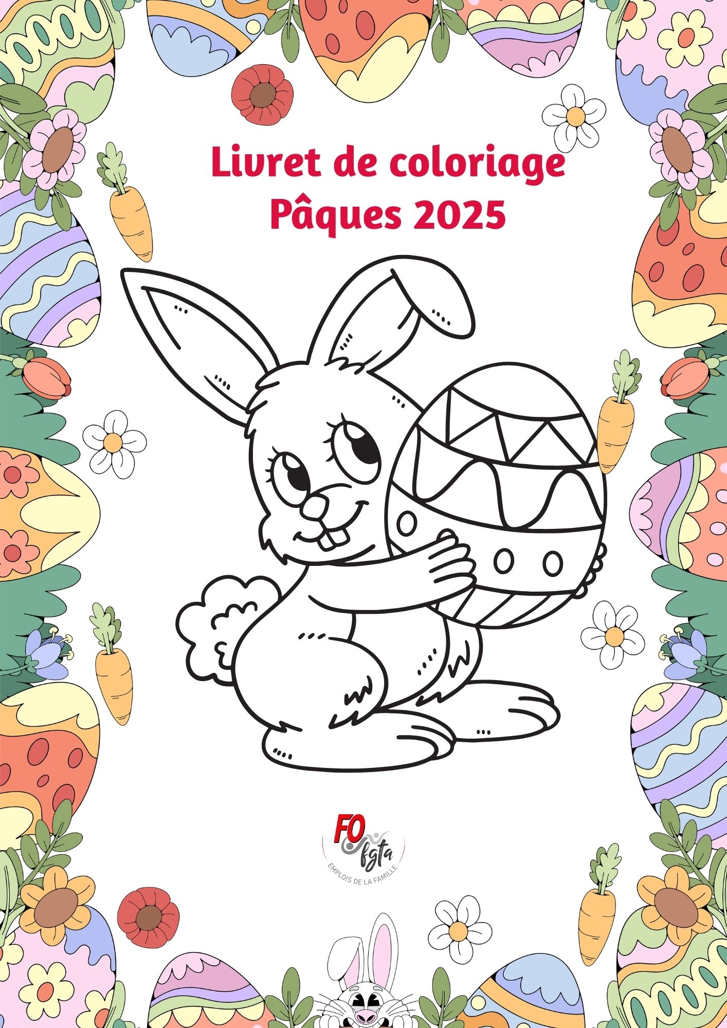 Votre livret de coloriage pour Pâques - FGTA-FO Emplois de la famille
